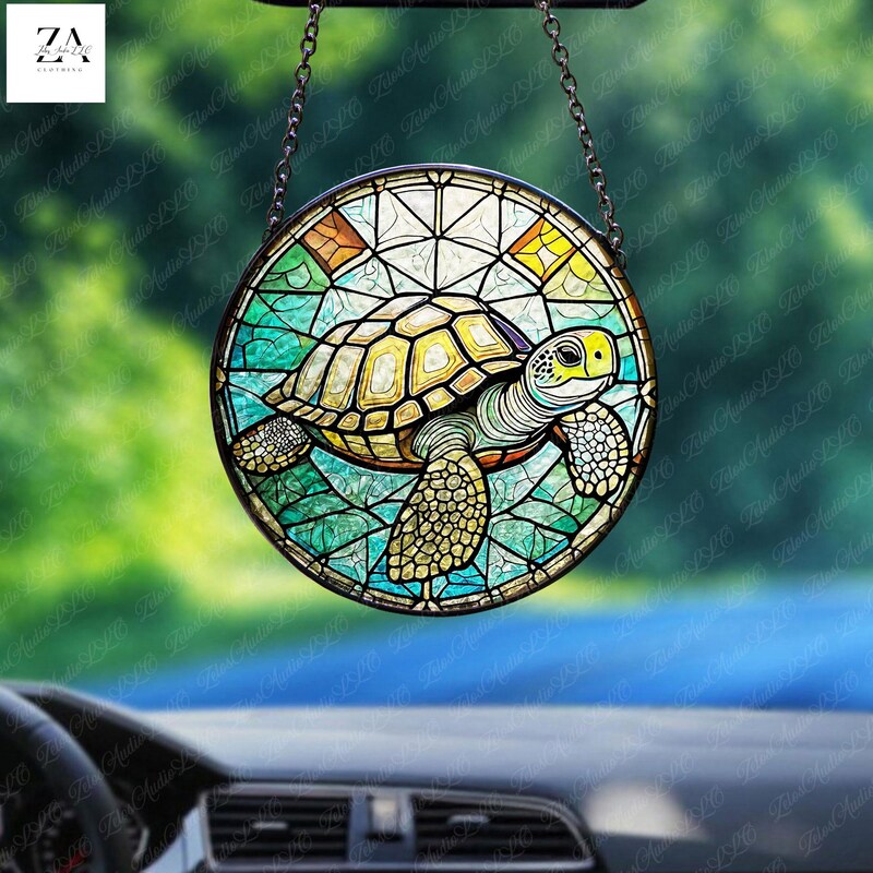 Turtle Stained Glass - Etsy