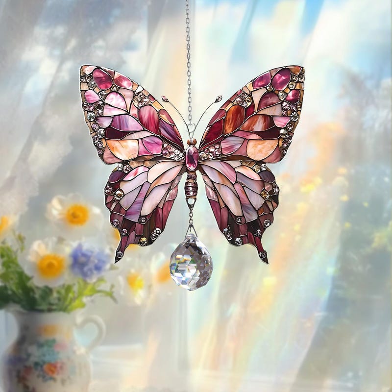 Butterfly Suncatcher - Etsy