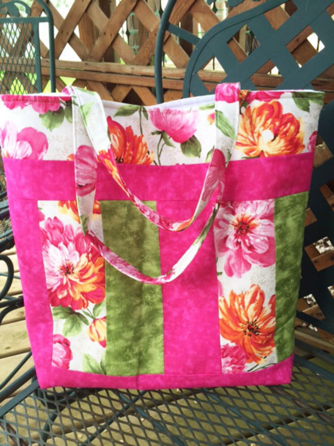 Countryside Tote Bag Digital Pattern - Etsy