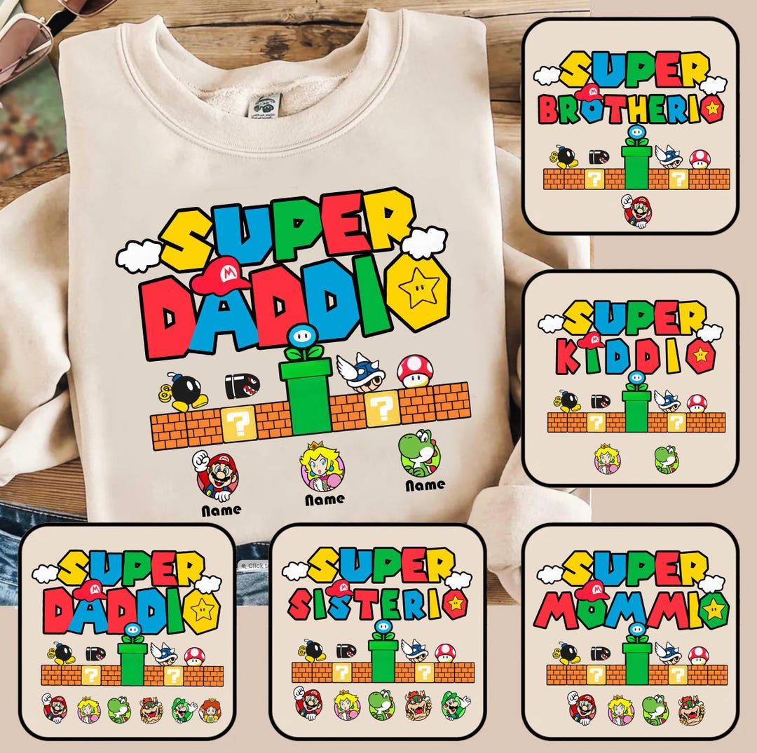 Custom Super Daddio Png, Dad and Son Png, Dad Png, Father's Day Png ...