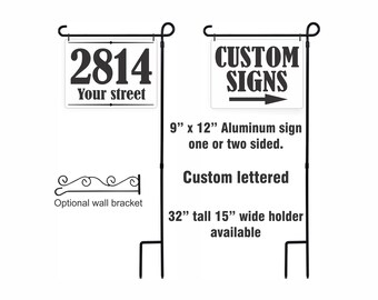 Two Sided Yard Sign - Etsy