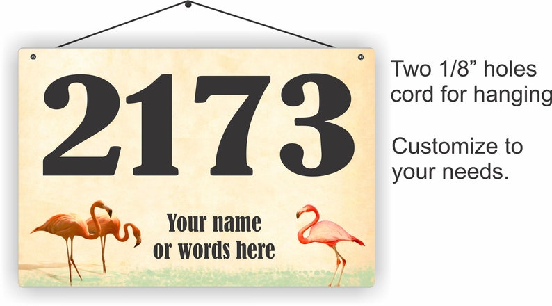 Address Sign Street Number or House Number Sign. Can Be Wall - Etsy