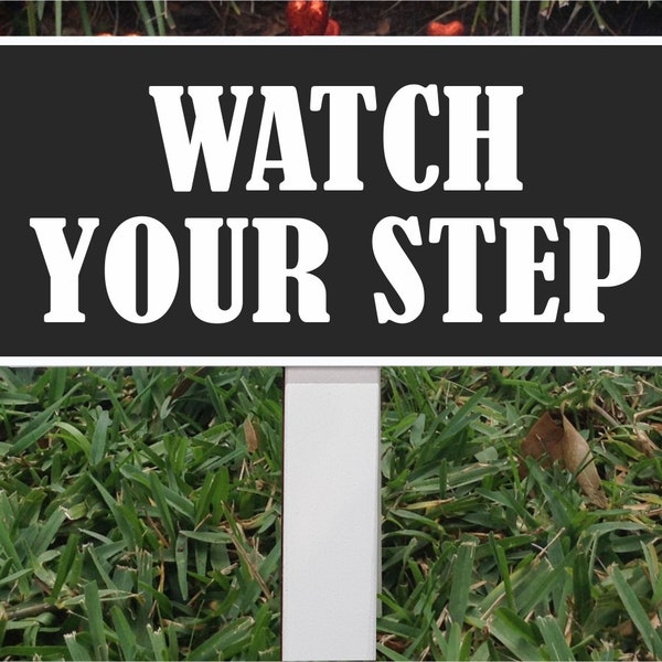 Watch Your Step - Etsy