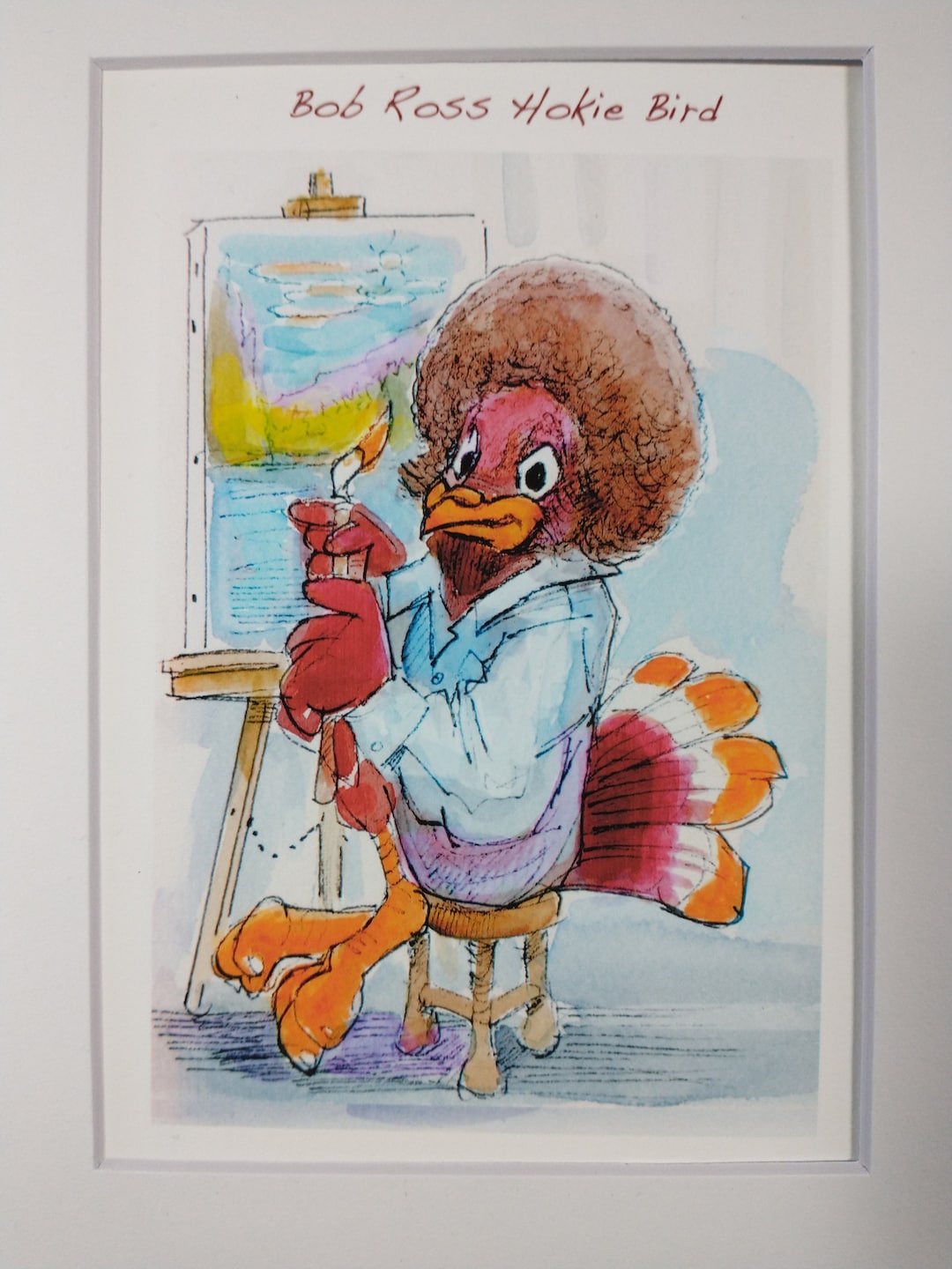 Bob Ross Bird? - Etsy