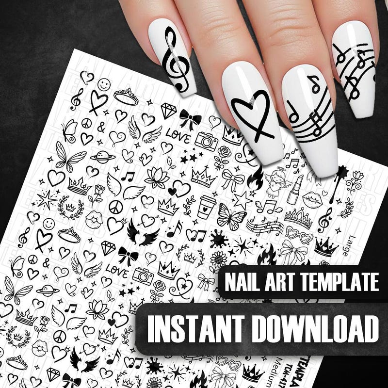 Nail Art Butterfly Stickers - Etsy
