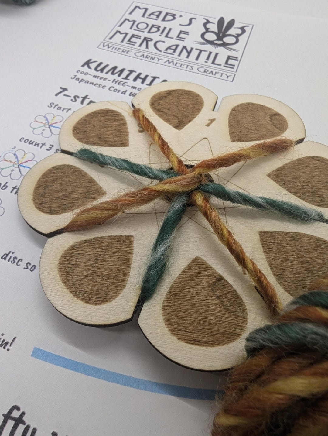 Kumihimo - Cord Weaving Fidget Disc - Etsy