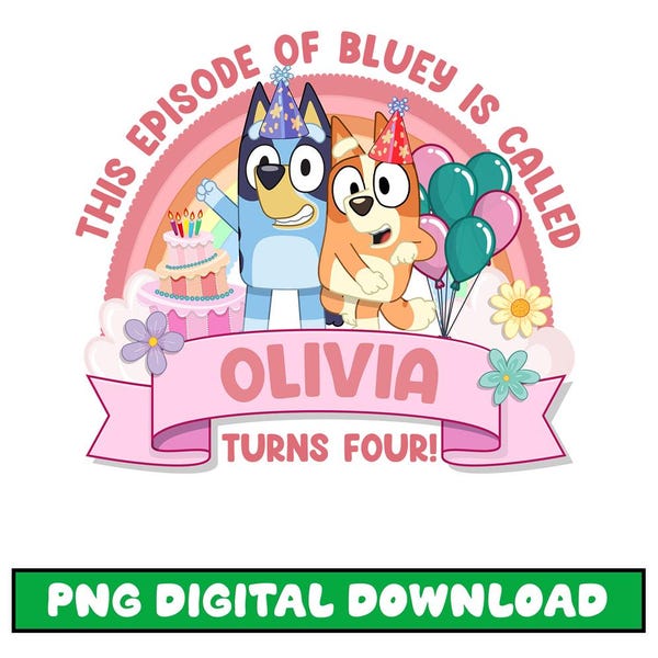 Custom Bluey Bingo Birthday Png Bluey Birthday Tees Bluey Party Bluey Bingo Png Bluey Birthday ...
