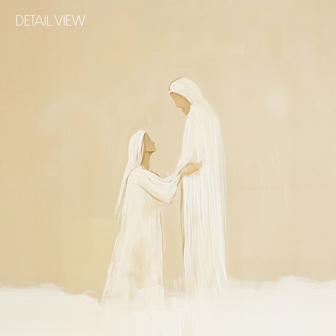 Woman Touches Jesus, Golden Beige, God Heals, Modern Christian Bible ...