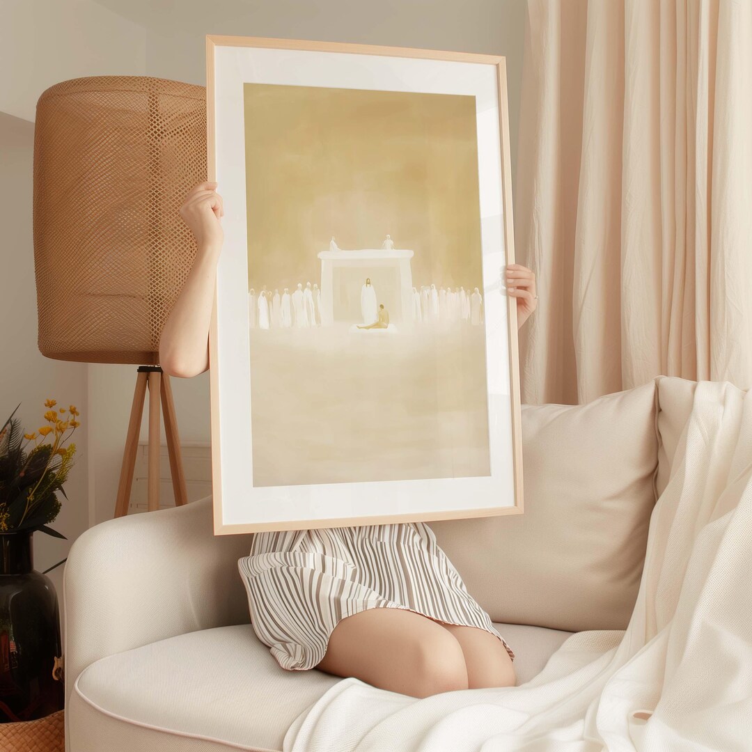 Healing of the Paralytic, Jesus Miracle Wall Art, Faith Digital ...