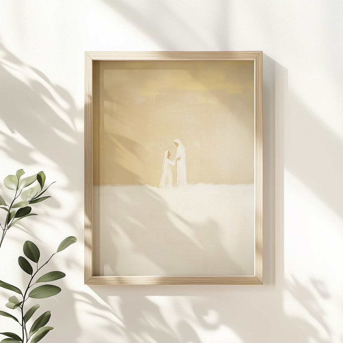 Woman Touches Jesus, Golden Beige, God Heals, Modern Christian Bible ...