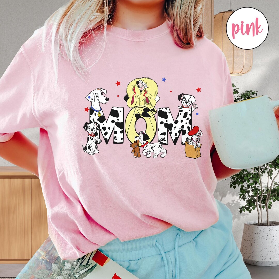 Personalized Disney Mom 101 Dalmatians and Evil Woman Shirt, Custom 101 ...