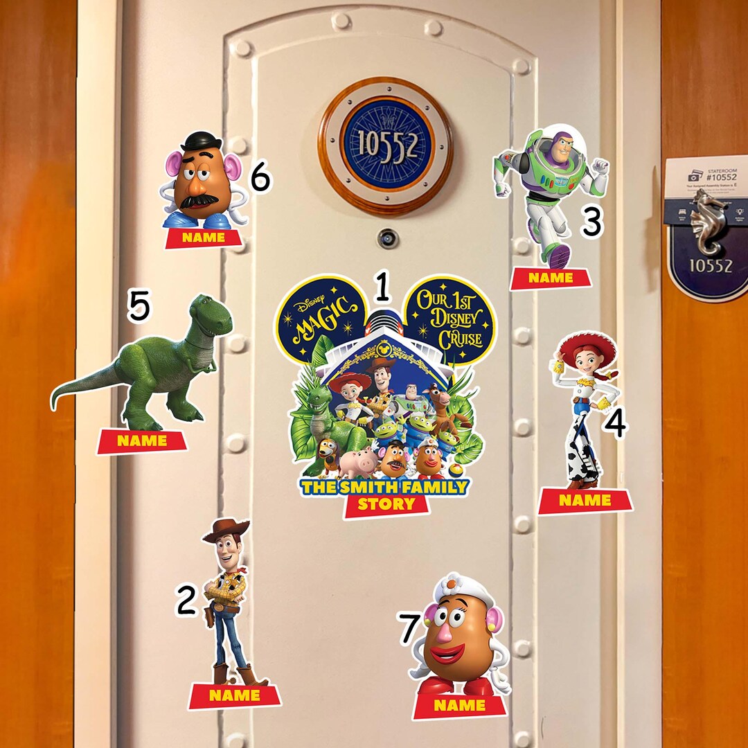 Personalized Disney Toy Story Inspired Disney Cruise Magnet, Buzz ...