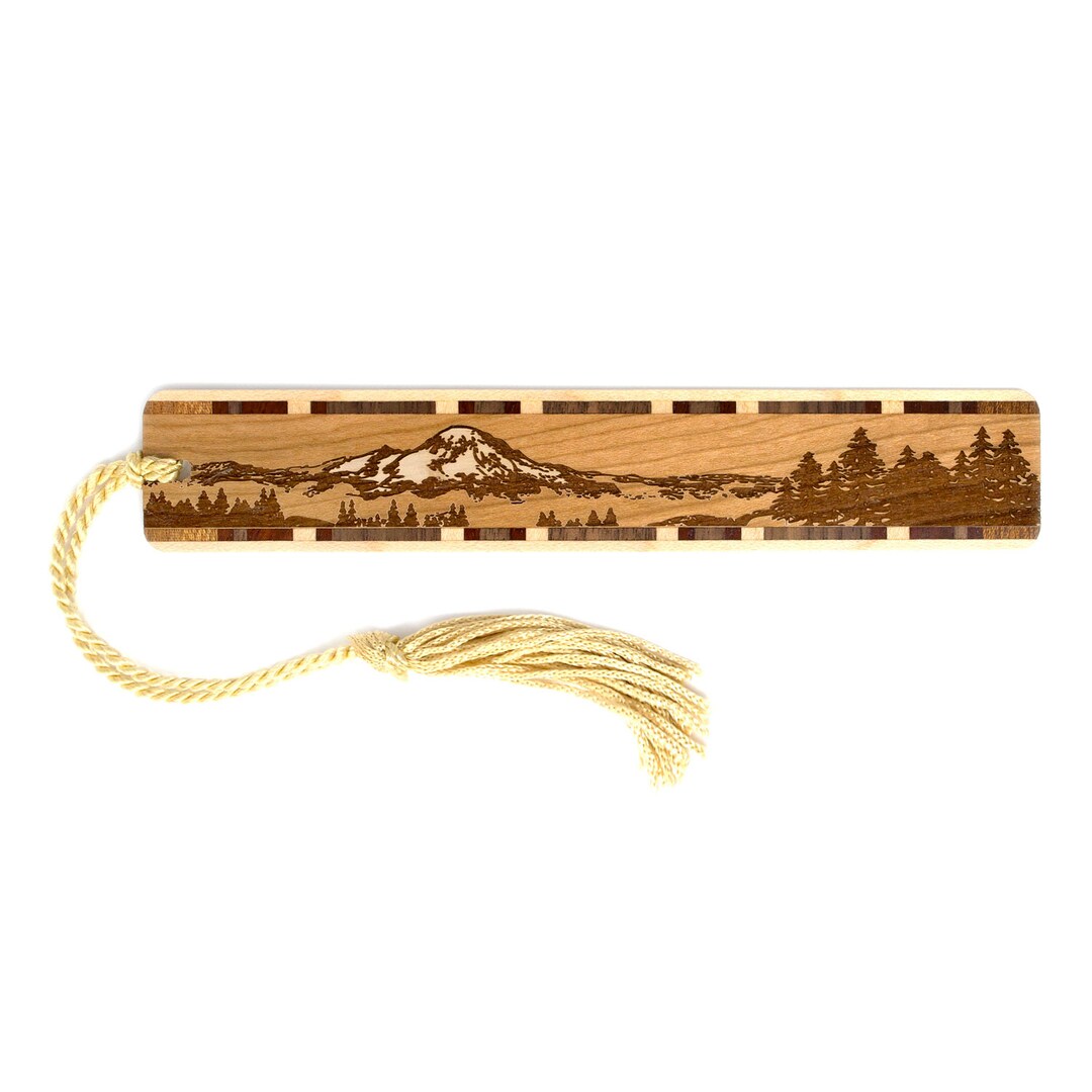Mountain Wilderness Nature Scene Handmade Engraved Wooden - Etsy