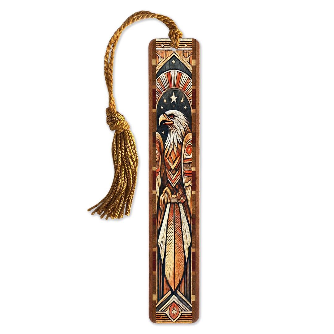 Bald Eagle Handmade Wooden Bookmark - Made in the USA - Etsy