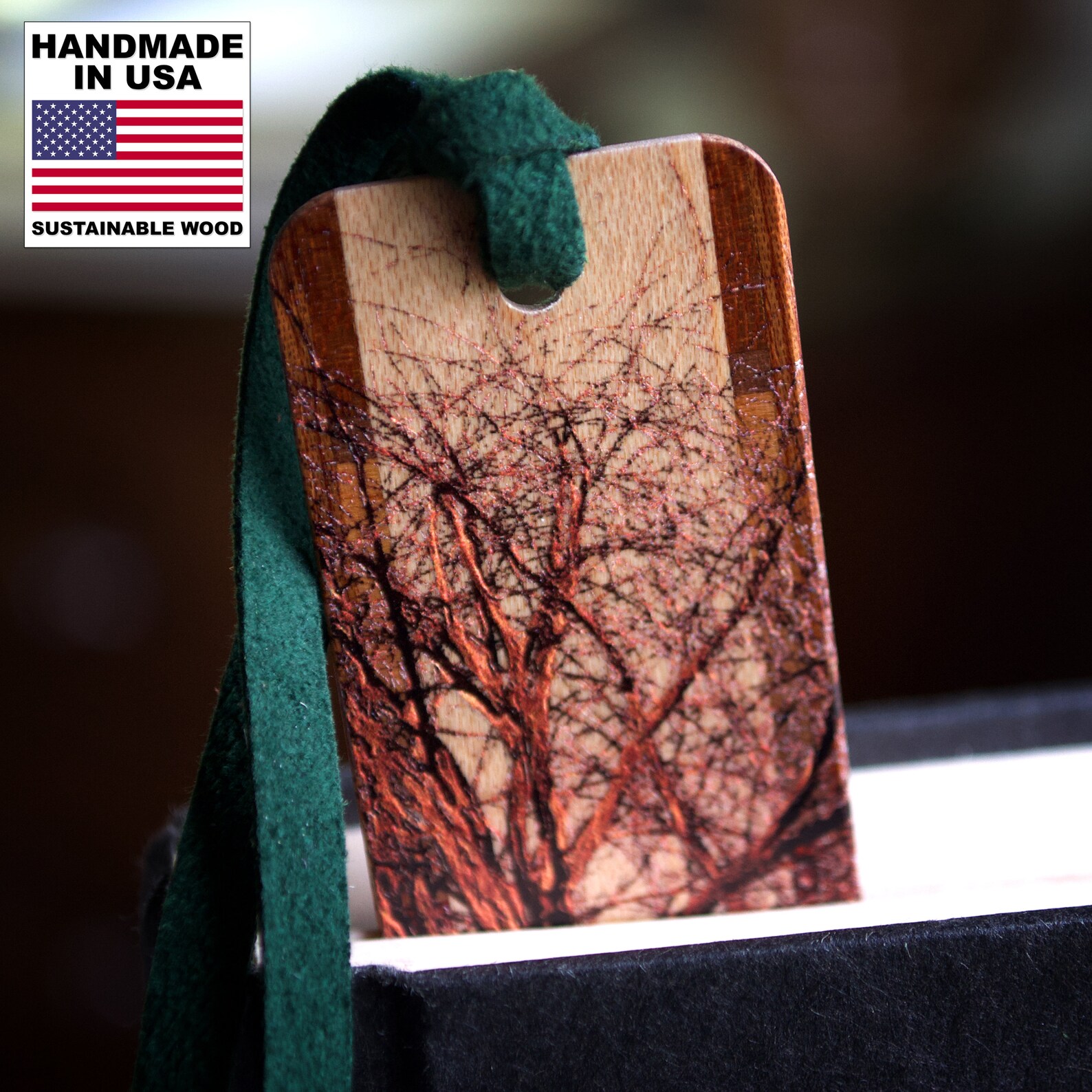 Winter Willow Tree Wooden Handmade Bookmark Made in the USA - Etsy