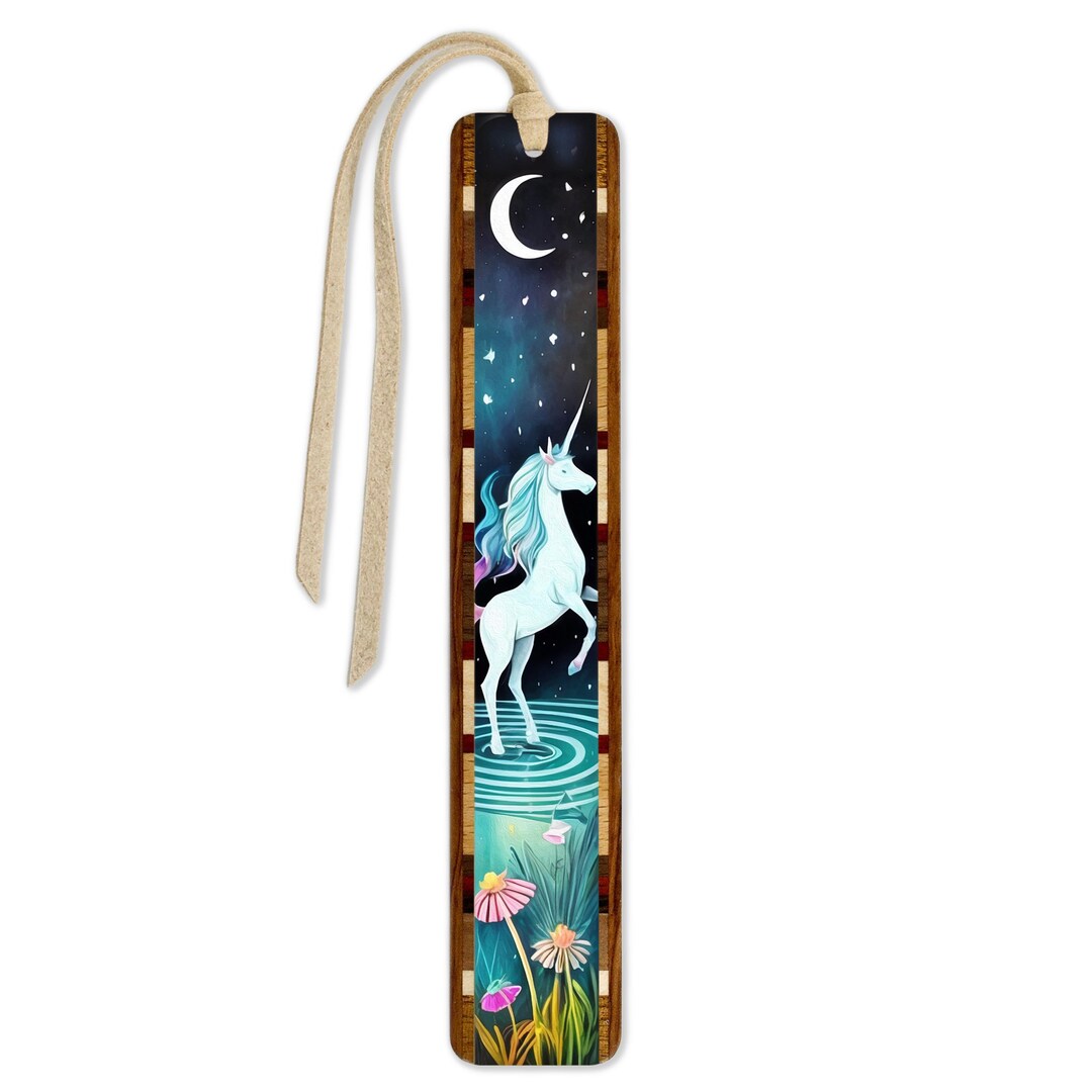 Unicorn Handmade Wooden Bookmark - Made in the USA - Etsy