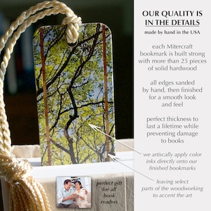 Hawaiian Monkeypod Tree Handmade Wooden Bookmark - Made in the USA - Etsy