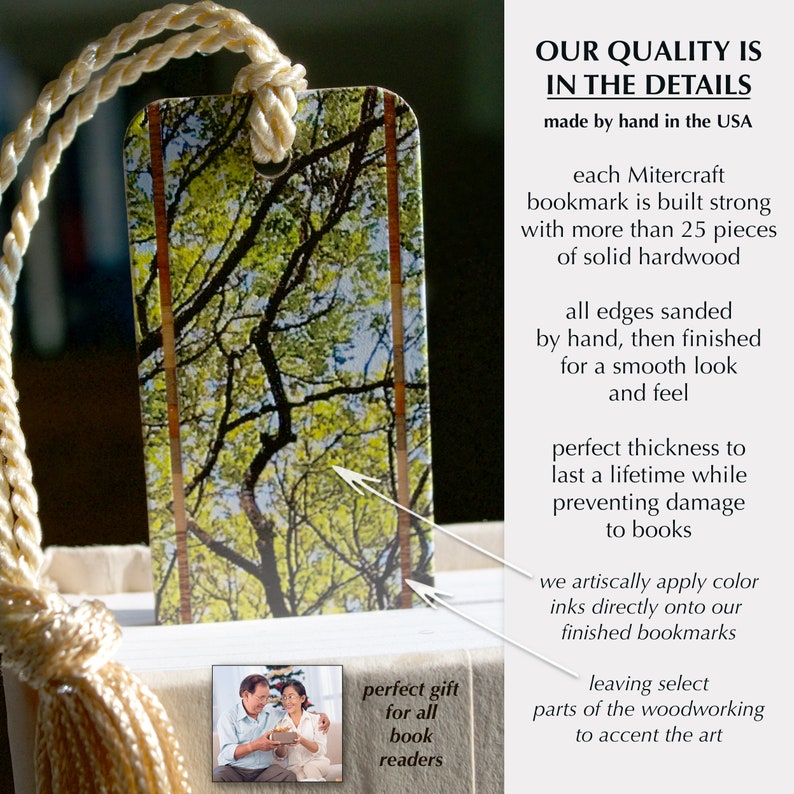 Hawaiian Monkeypod Tree Handmade Wooden Bookmark - Made in the USA - Etsy