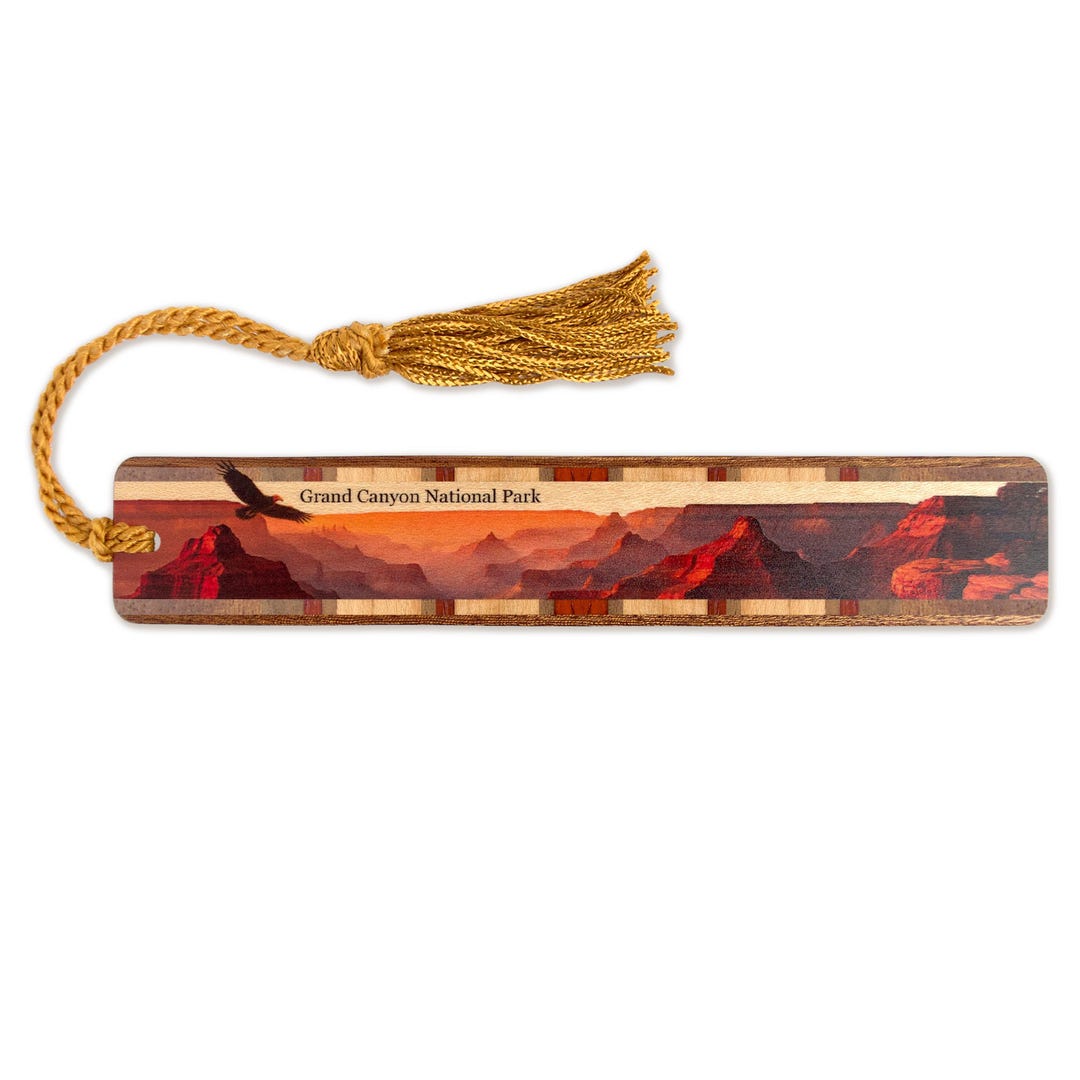 Grand Canyon National Park Wood Bookmark – Handcrafted by Mitercraft ...