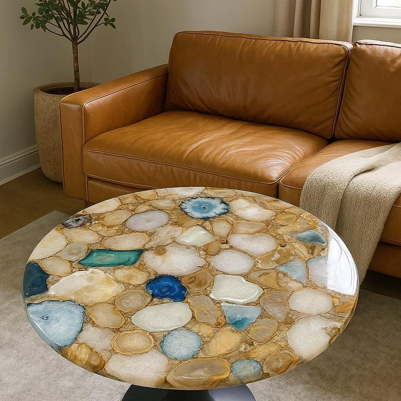 Agate Table Top - Etsy