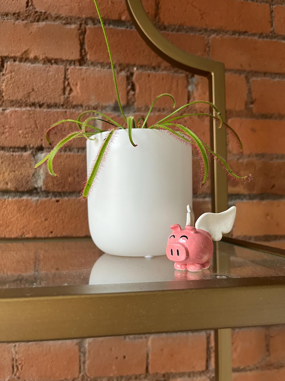 Ceramic Flying Pig Figurine Mini Handmade Animal Sculpture - Etsy