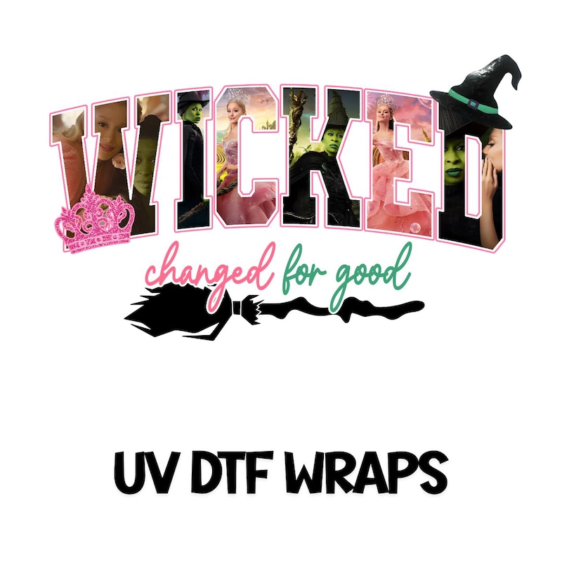 Wicked Cup Wrap Uv Dtf - Etsy
