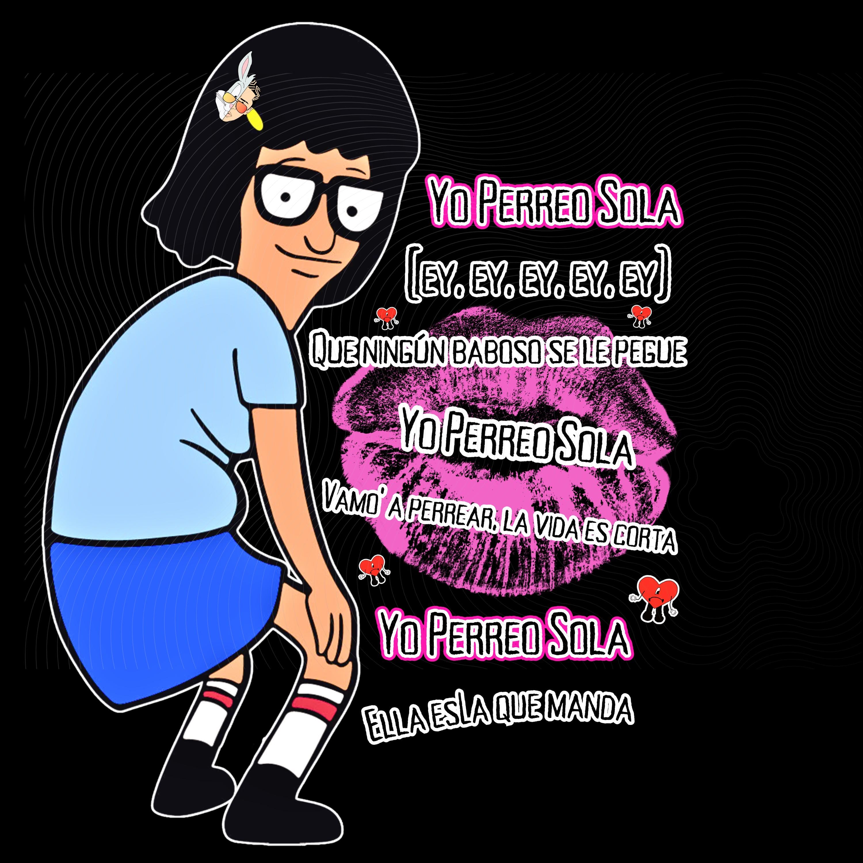 Tina Cartoon PNG – Yo Perreo Sola Retro Dance Graphic (digital Download ...