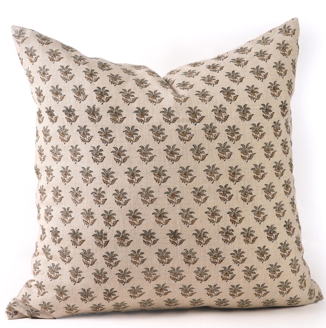 Spring Floral Throw Pillow French Country Pillow Cover Custom Size ...
