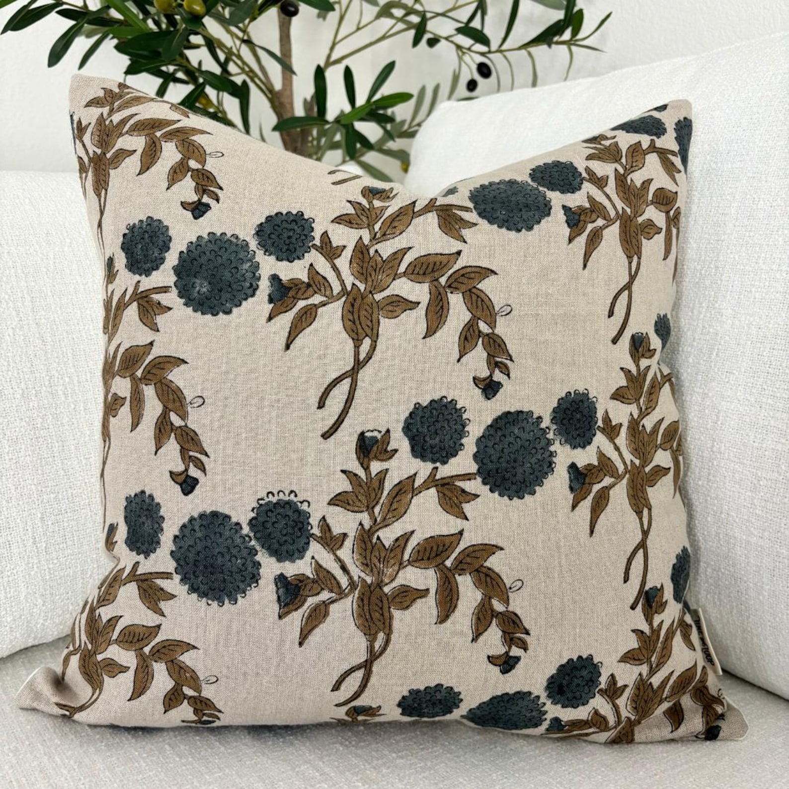 Pillow Combination Set Blue Pillow Combo Sectional Pillows Set Throw ...