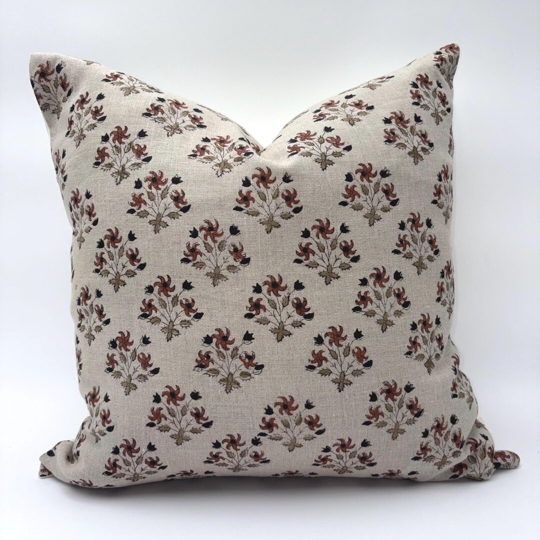 Modern Farmhouse Linen Pillow Cover Housewarming Gift Hostess Custom ...