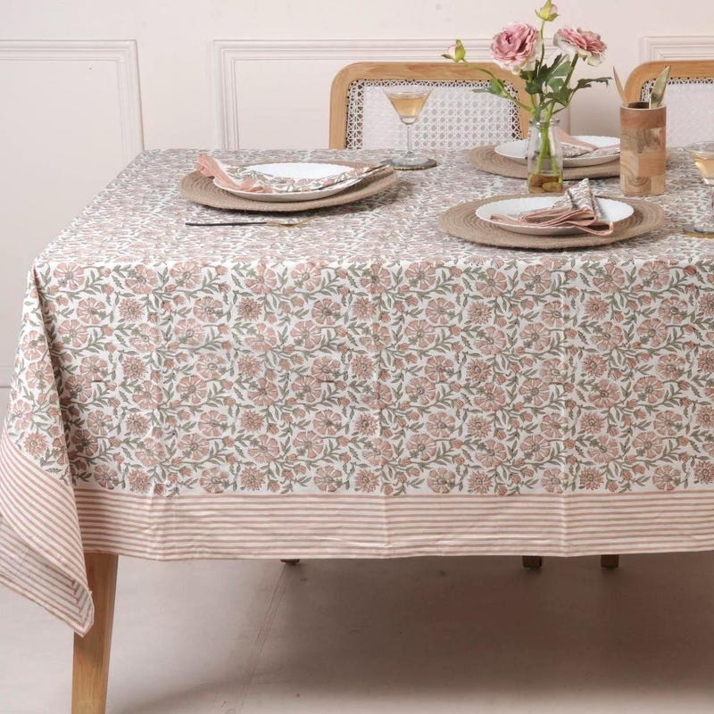 Peach Tablecloth - Etsy