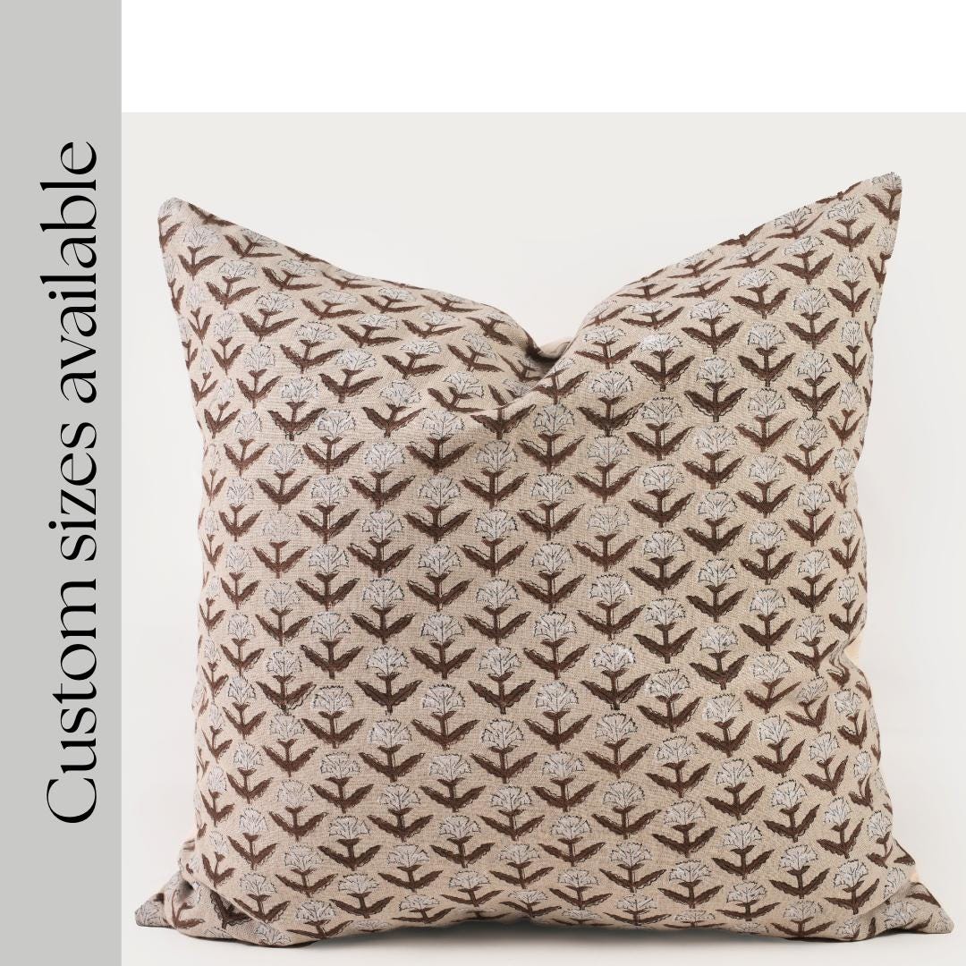 French Country Pillow Maroon Pillow Cover Spring Throw Pillow Farmhouse ...