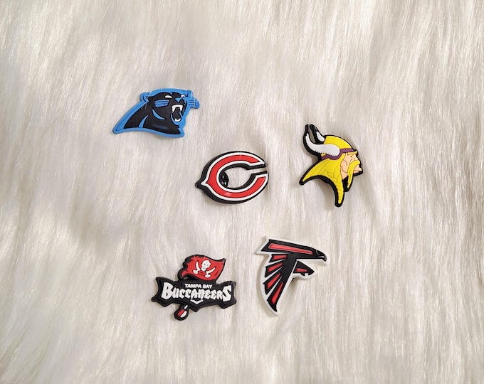Football Team Croc Charms/jibbitz - Etsy