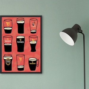 Guinness | Pints | Art Print - Etsy