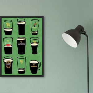 Guinness | Pints | Art Print - Etsy