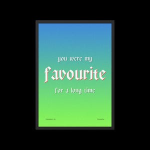 Fontaines DC | Favourite | Art Print - Etsy