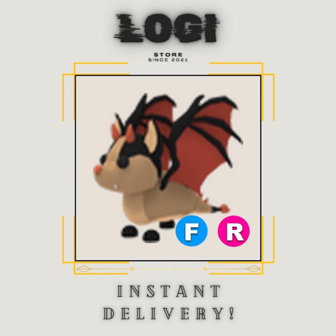 Digital Pet FR Bat Dragon Adopt Me Pets Compatible realistic Art - Etsy