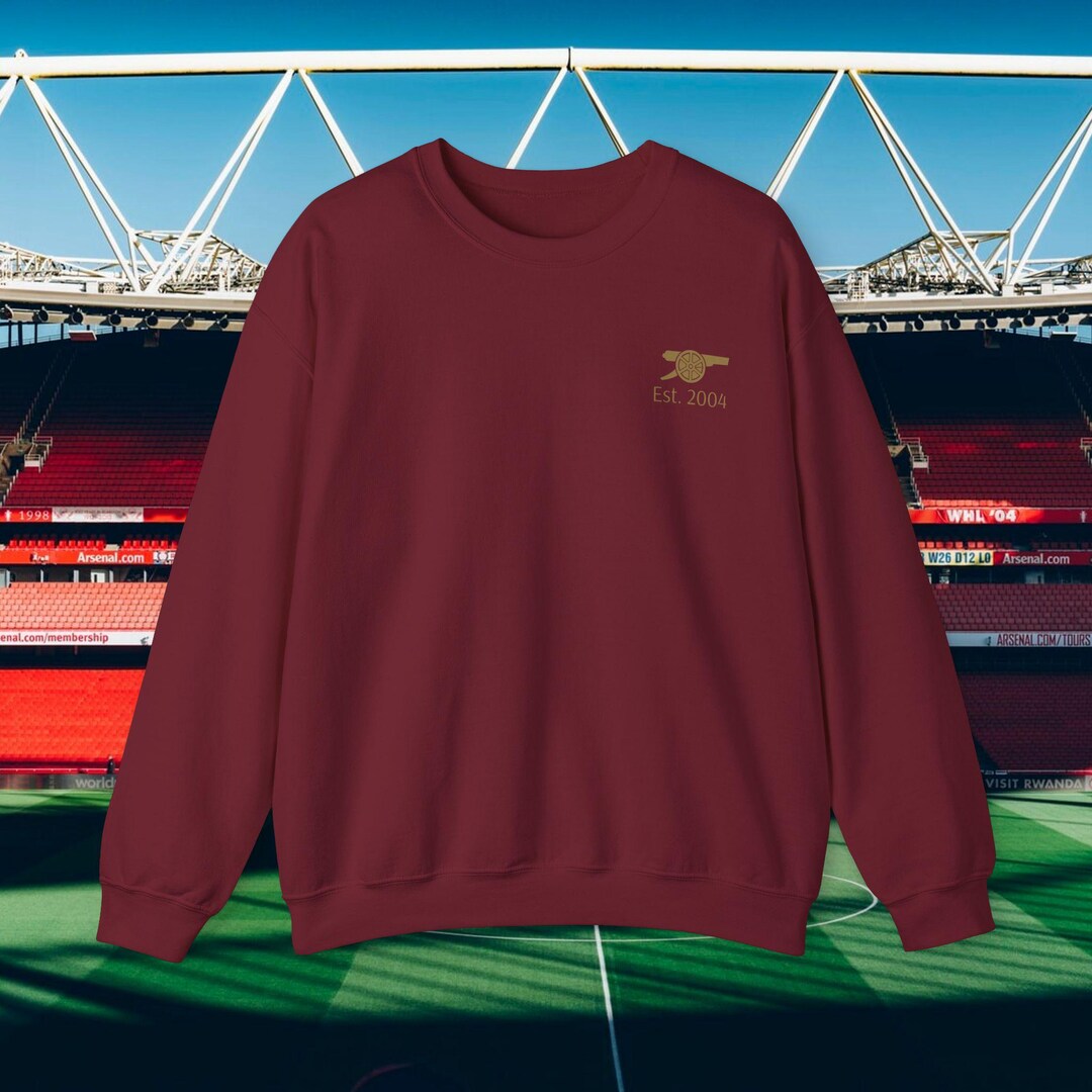 Arsenal Invincible Era Inspired Apparel, Arsenal Fan Gear, Arsenal Fan ...