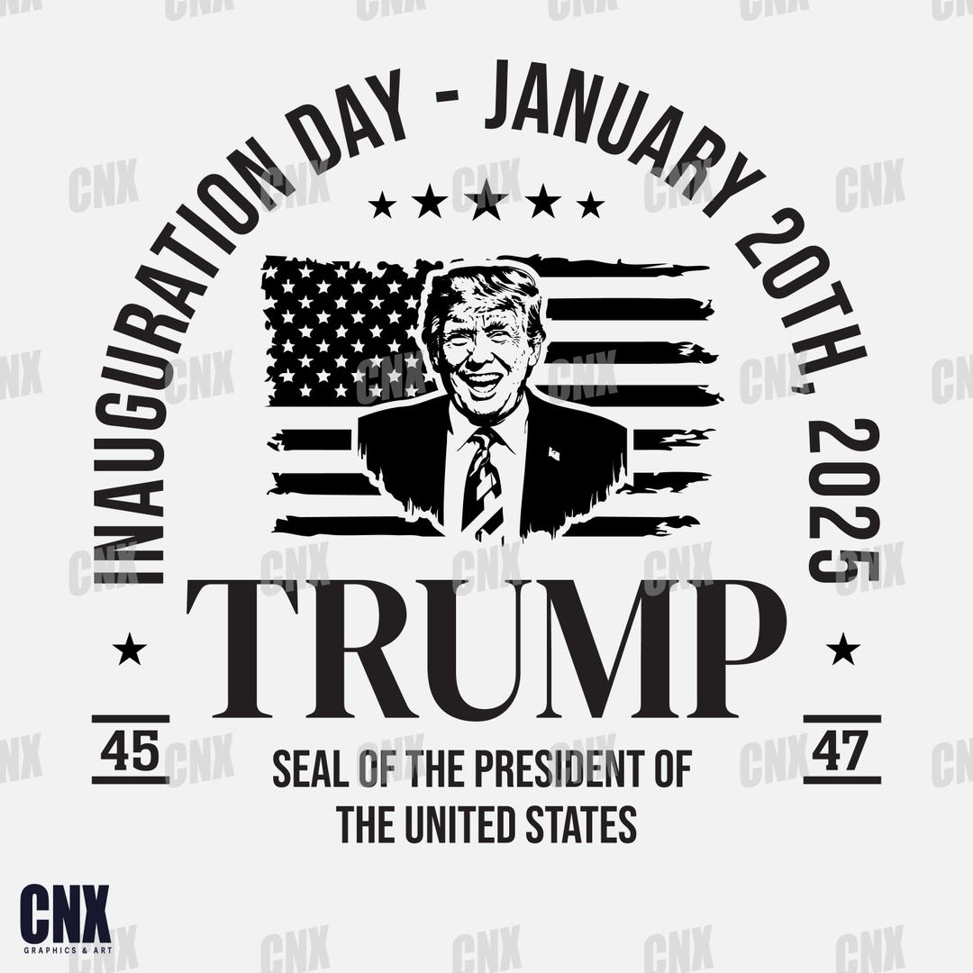 Trump Svg. Inauguration Day Svg. 45 47 Svg. Make America Great. USA ...