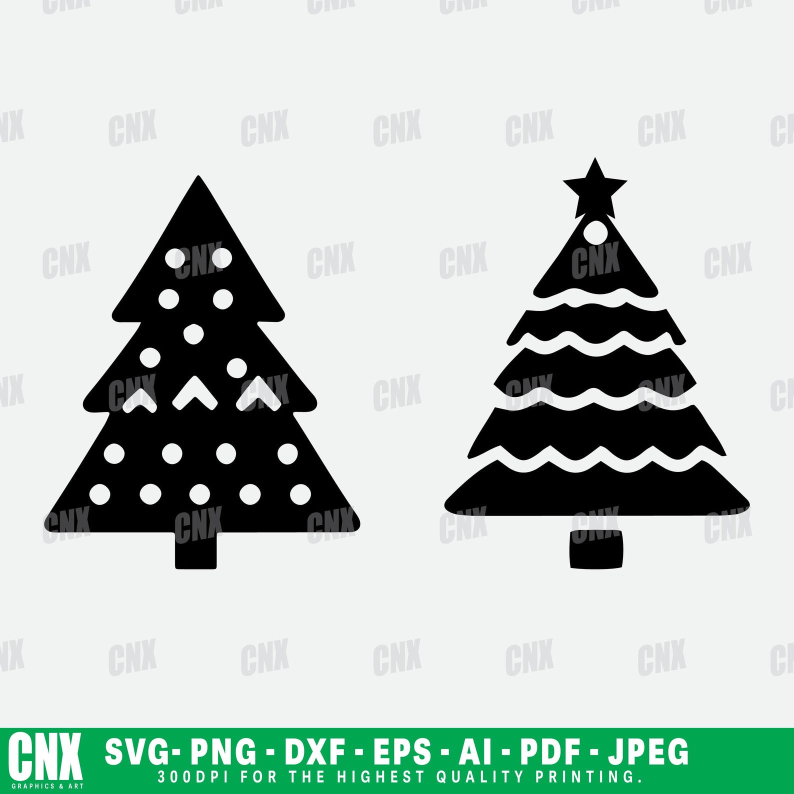Christmas Trees SVG. Pine Tree Svg. Christmas Svg. Christmas Tree Icons ...