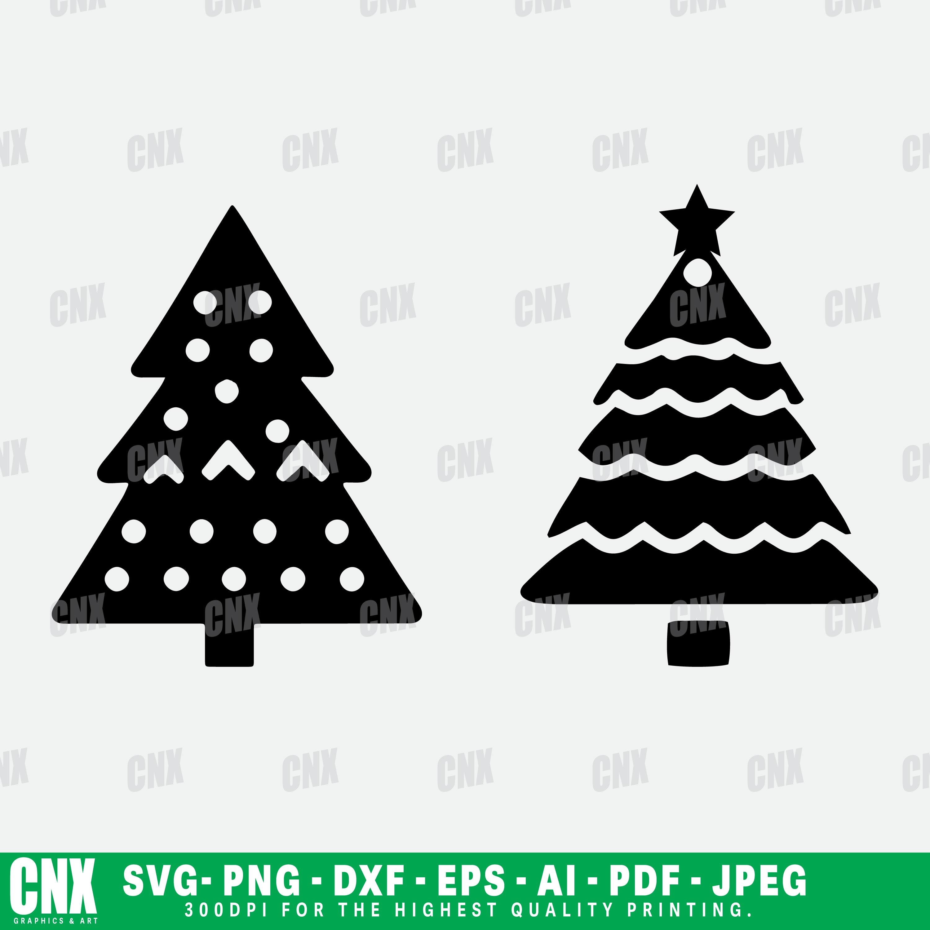 Christmas Trees SVG. Pine Tree Svg. Christmas Svg. Christmas Tree Icons ...