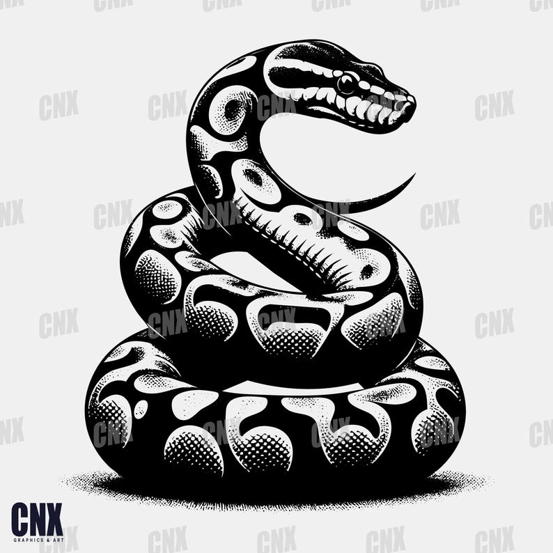 8 Ball Python Svg. Bundle Ball Python Svg. Snake Svg. Reptile. Boa ...