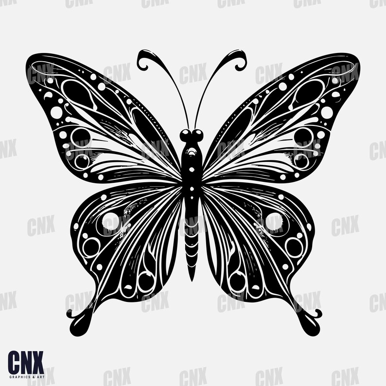 7 Butterfly Svg. Bundle Butterfly Svg. Butterfly Silhouette. Monarch ...