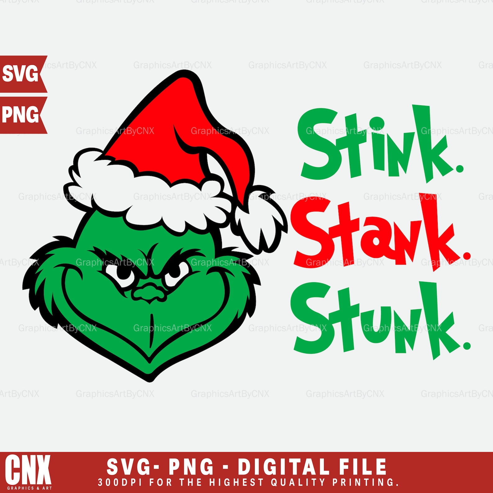 Grinch Stink Stank Stunk Svg. Christmas Svg Png. Whoville Svg ...