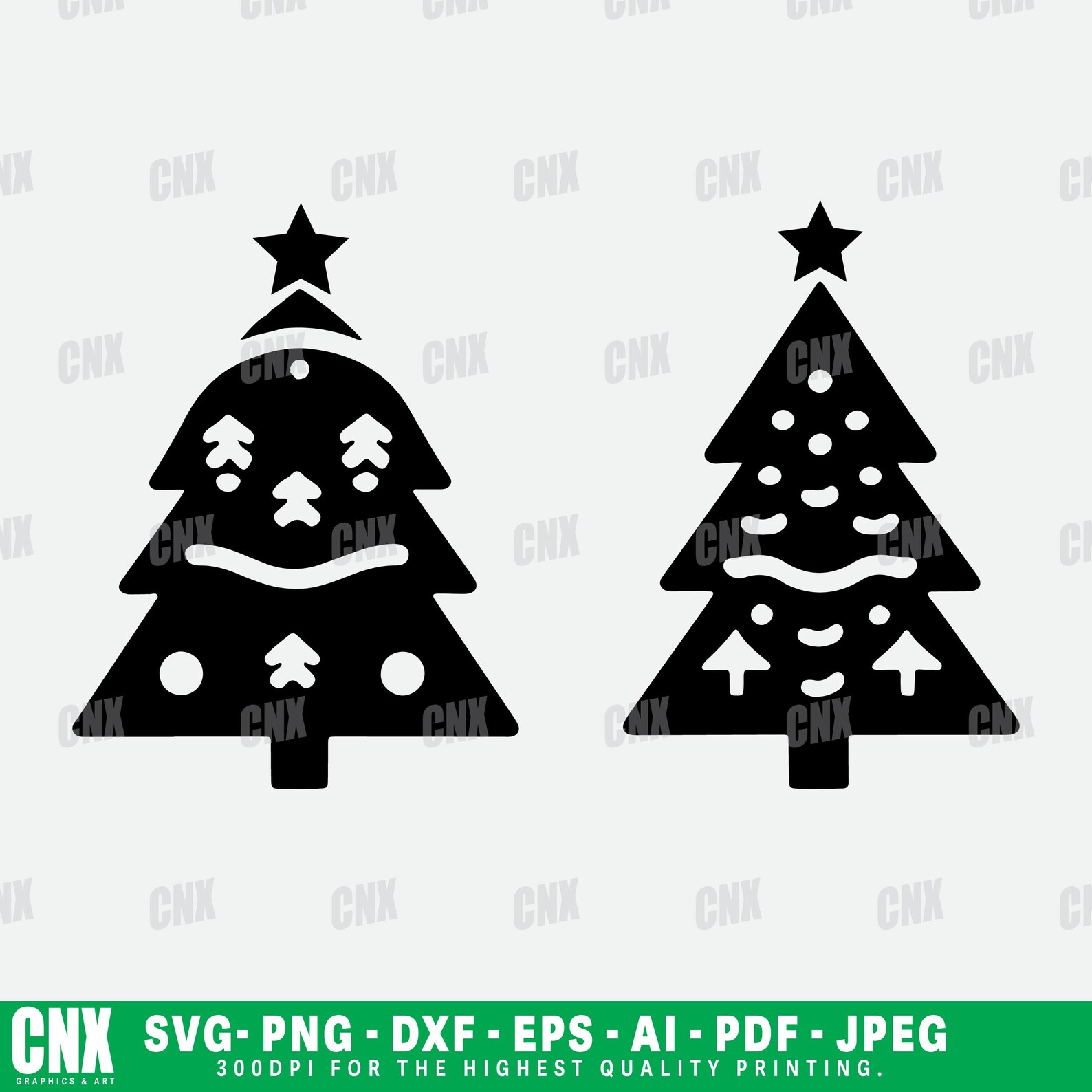 Christmas Trees SVG. Pine Tree Svg. Christmas Svg. Christmas Tree Icons ...