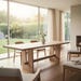 Handcrafted Solid White Oak Dining Table | Modern Farmhouse Kitchen ...
