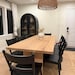 Handcrafted Solid White Oak Dining Table | Modern Farmhouse Kitchen ...