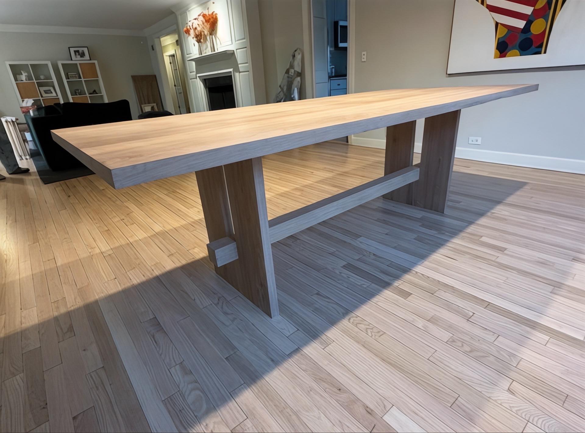 Dining Table Modern Farmhouse W/bench - Etsy