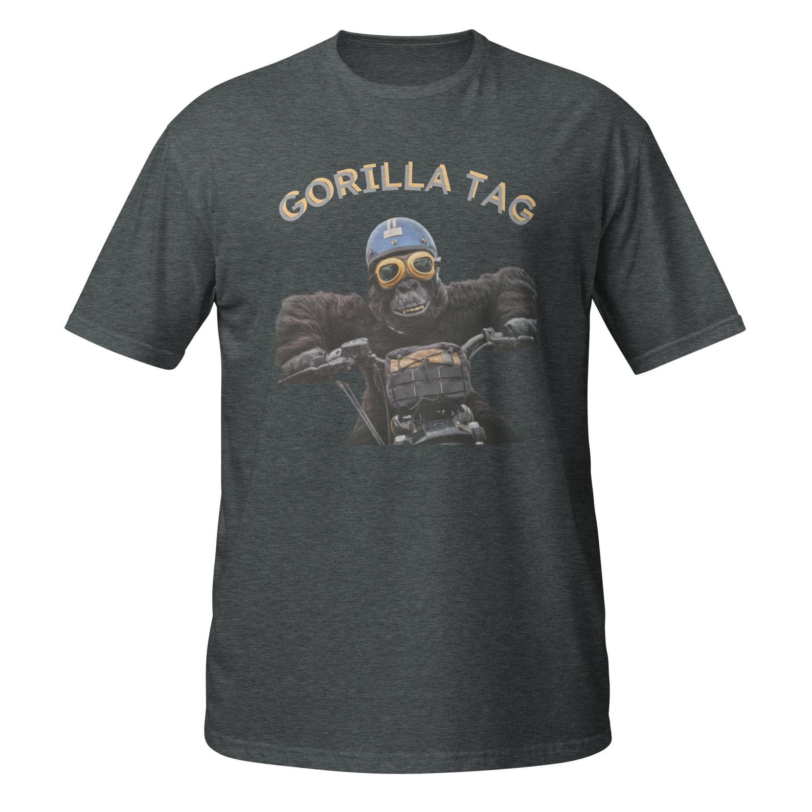 Unisex T-shirt Sleeves, Gorilla Tag Logo Etsy T-shirt Casual Games ...