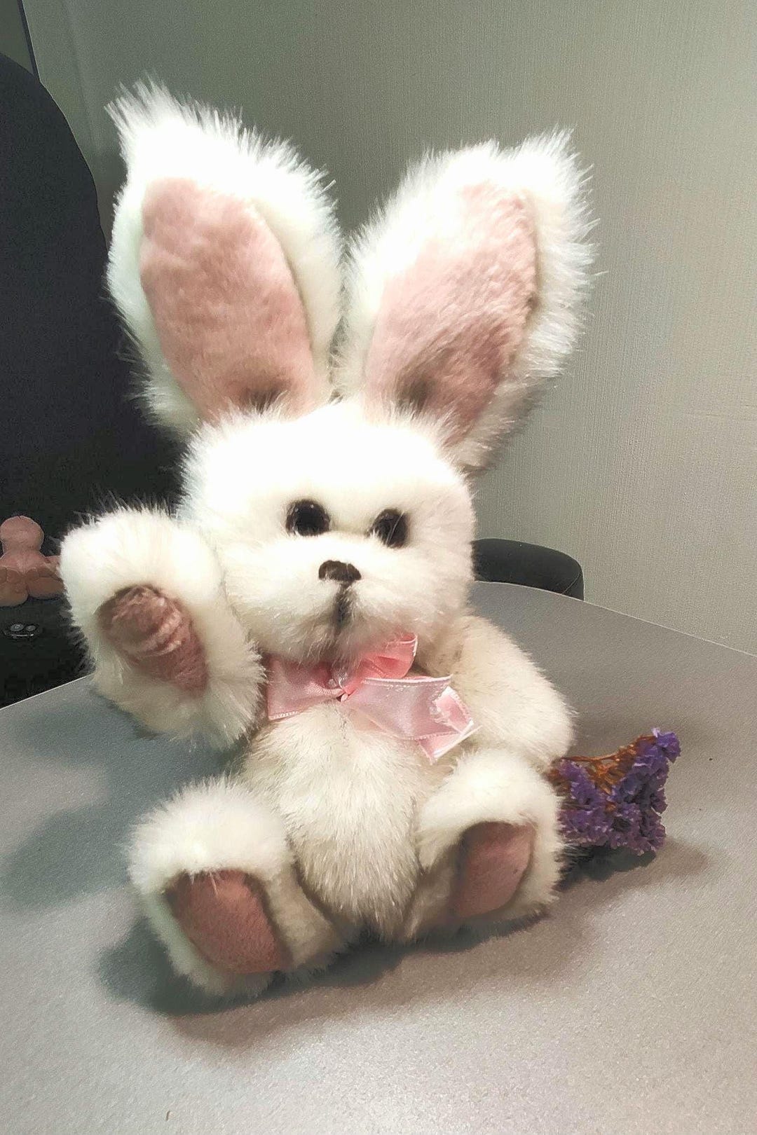Bunny Toy, Soft Toy, Realistic Bunny, Plush Bunny, Easter Bunny, White ...